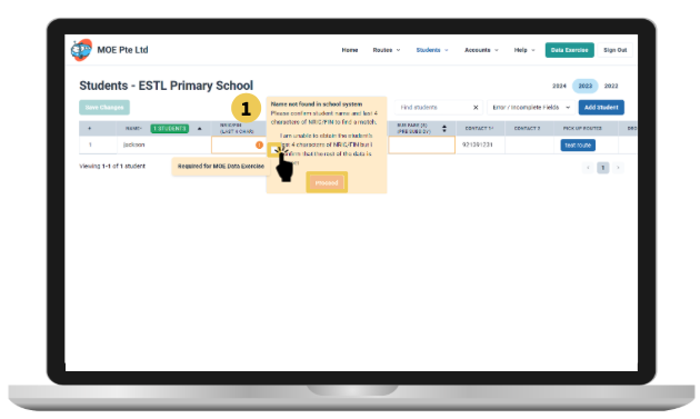 MOE HQ School Bus Exercise (Operators)